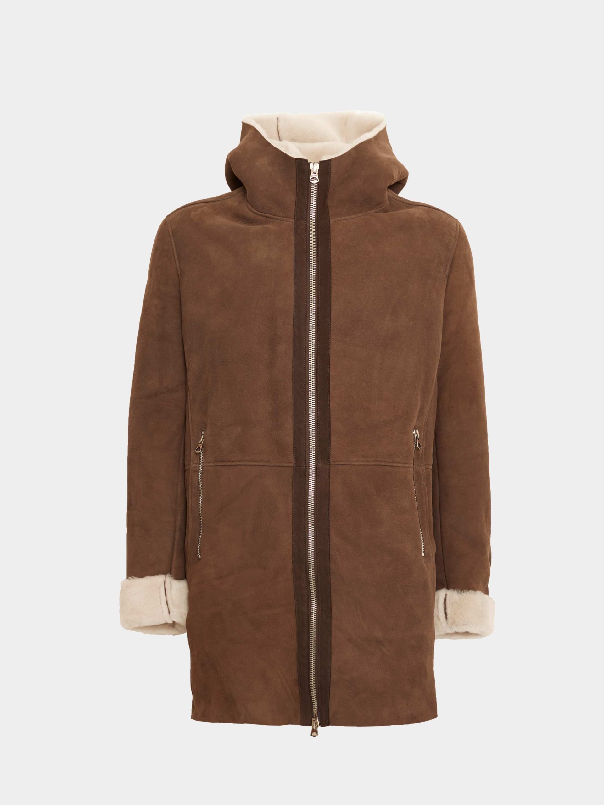ARIC-SHEARLING DRESSED LAMB - DK BROWN